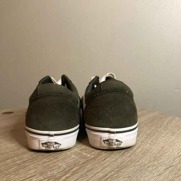Vans | Shoes | Olive Green Vans | Poshmark
